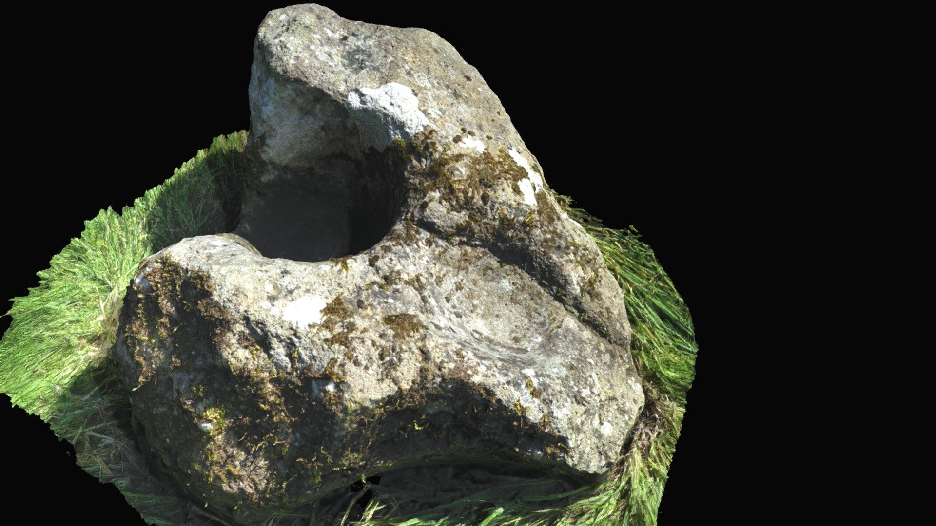 Loughan Bullaun Stone (OF045-032002-) - Download Free 3D model by ...