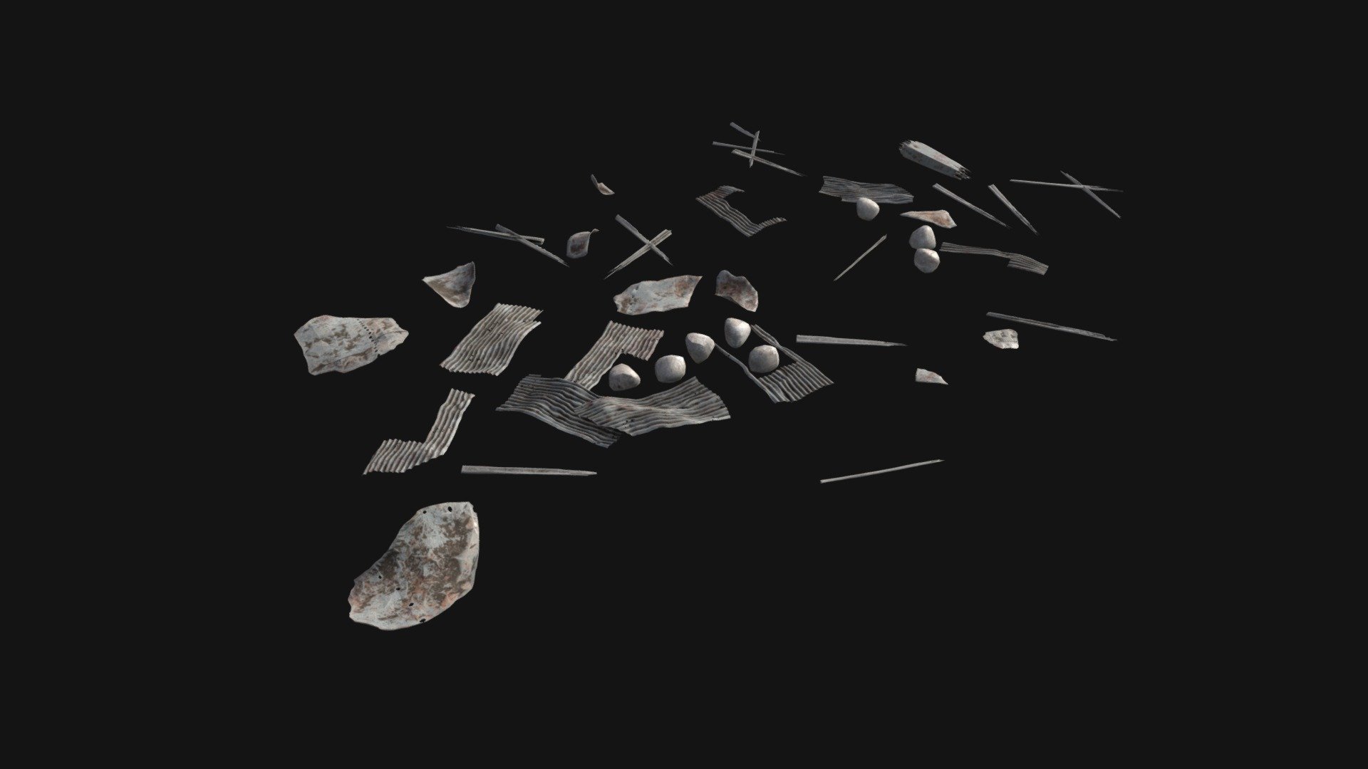 PBR Debris 3 - Buy Royalty Free 3D model by northlogic (@northlogicvfx ...