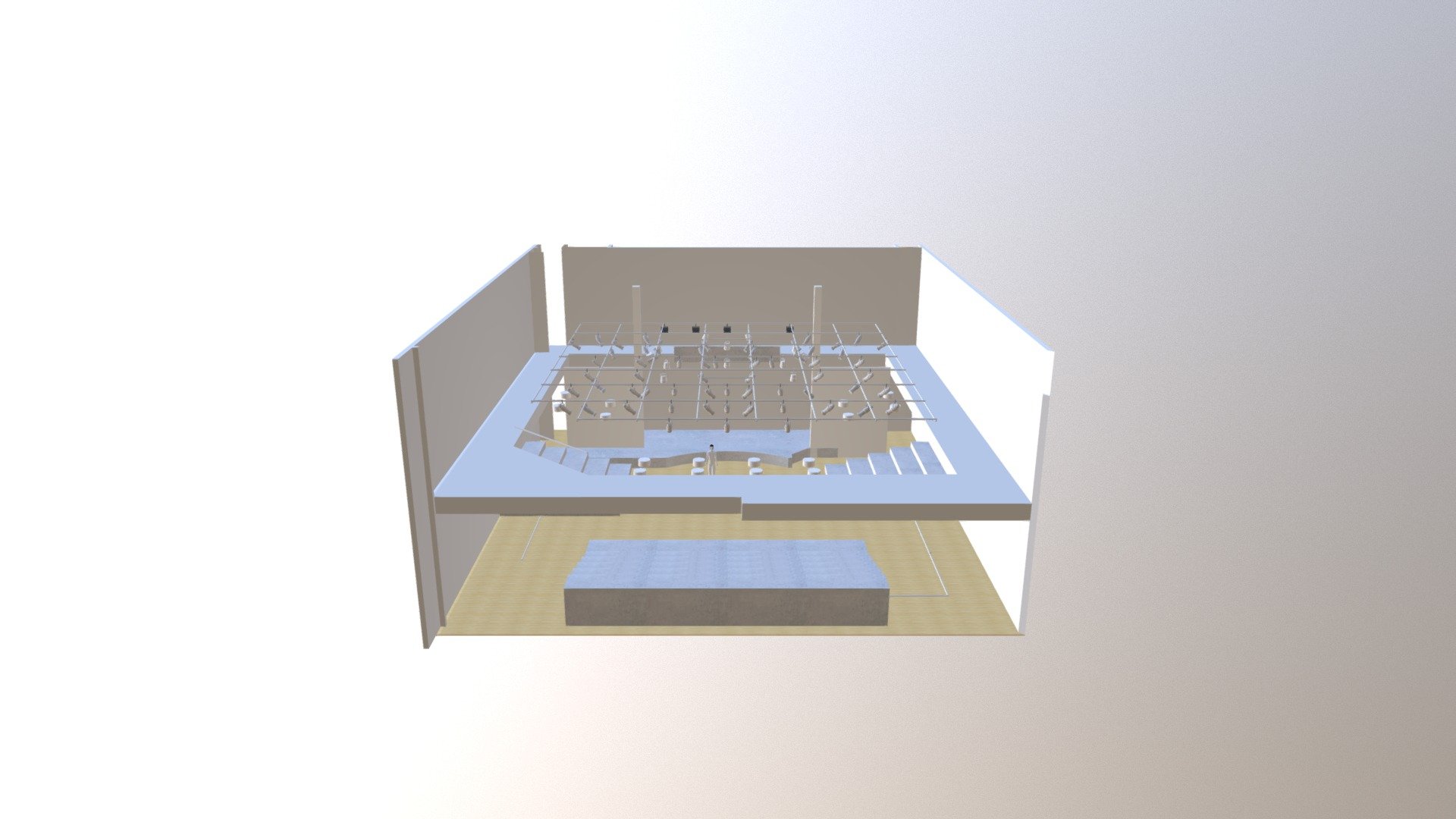 Beach Town - 3D model by edorble [9222d7d] - Sketchfab