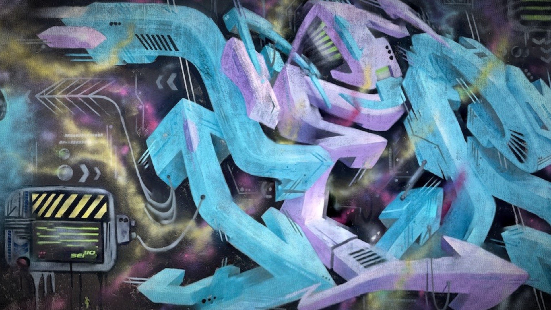 Space Graffiti - Download Free 3D model by Tomasz Marchewka (@t ...