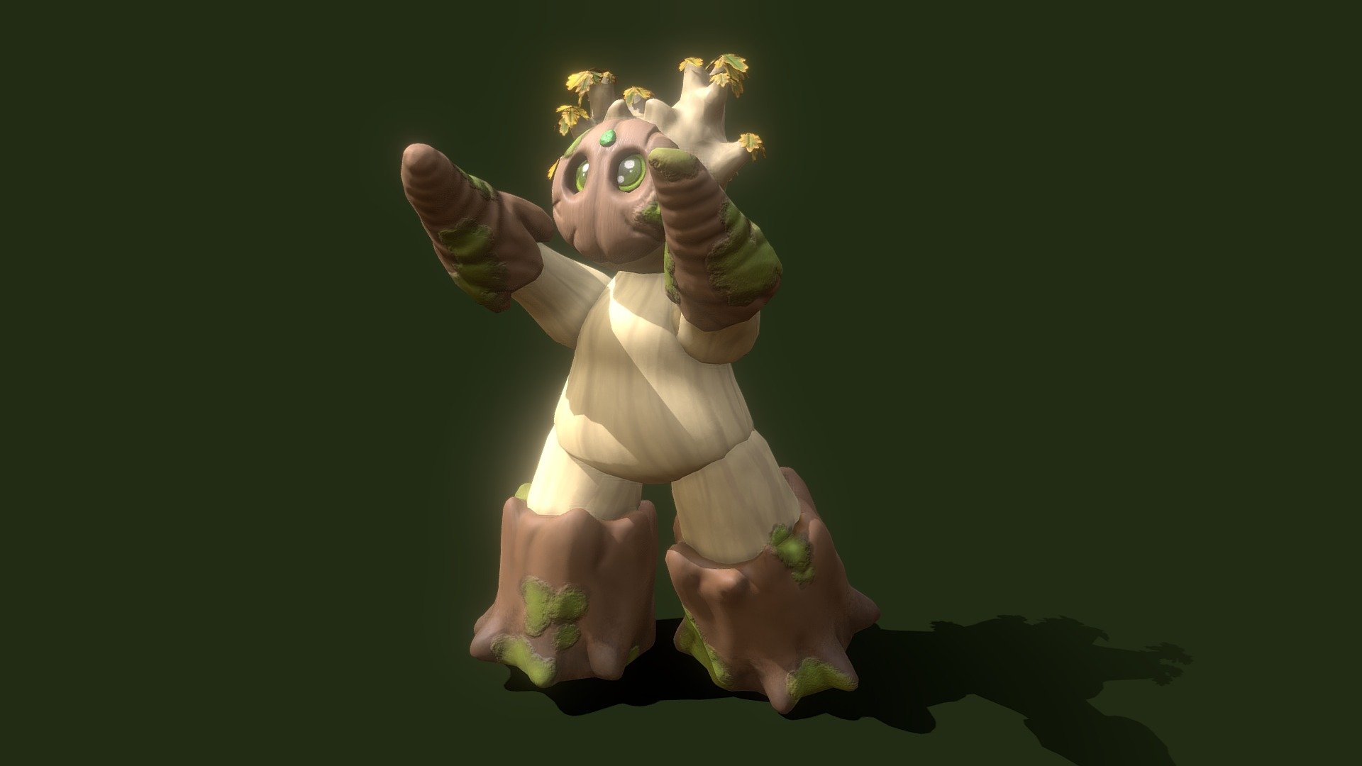 Stylized Tree Golem. - 3D model by Lavinia S (@LaviniaS) [9224995 ...