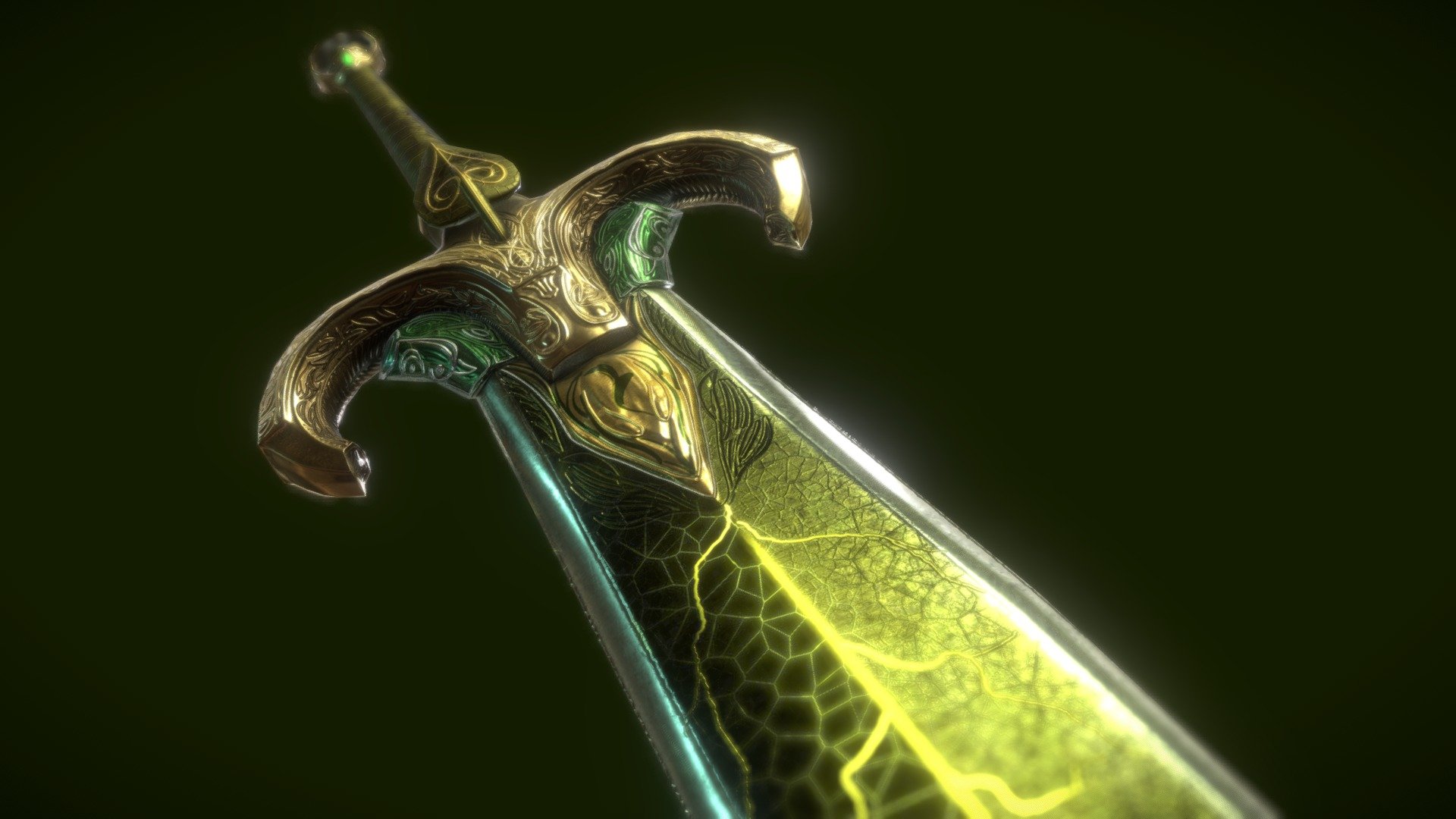 Leaf Sword - Download Free 3D model by plazma019 [9227dde] - Sketchfab