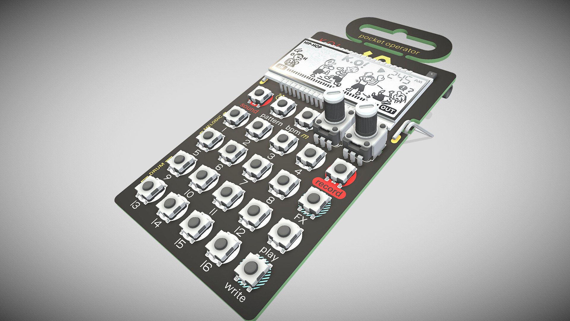 PO-33 - 3D model by COSEDIMARCO [9228823] - Sketchfab