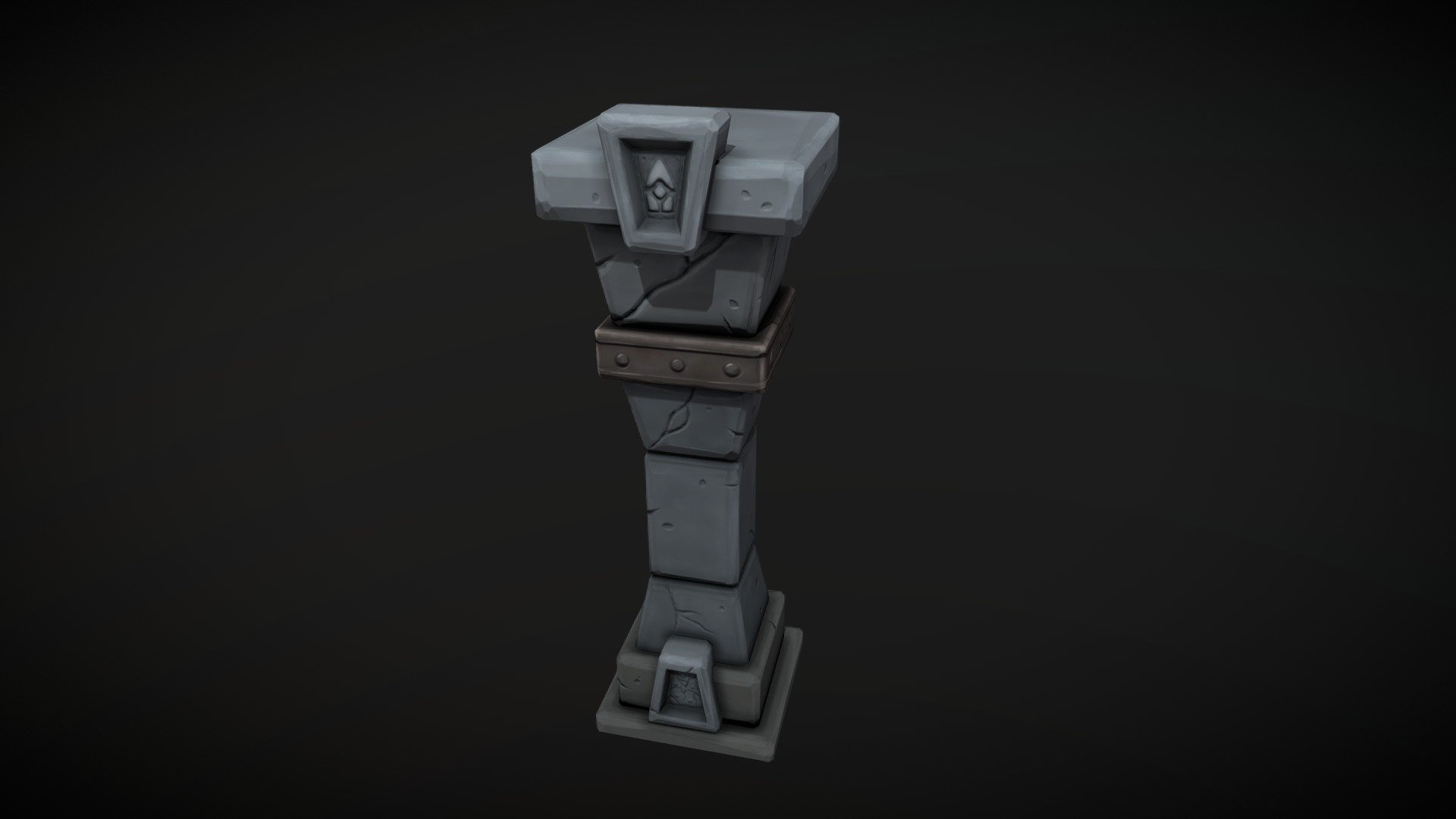 Stylized Pillar - 3D model by AleCateli Art (@cateliart) [922a807 ...