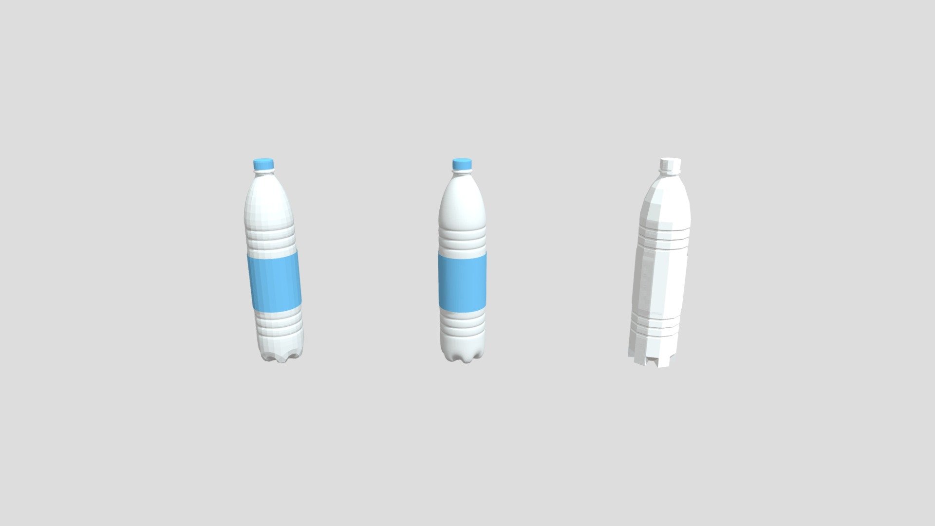 Free_Plastic_Bottles - Download Free 3D model by Kyvos_aplos [922c269 ...
