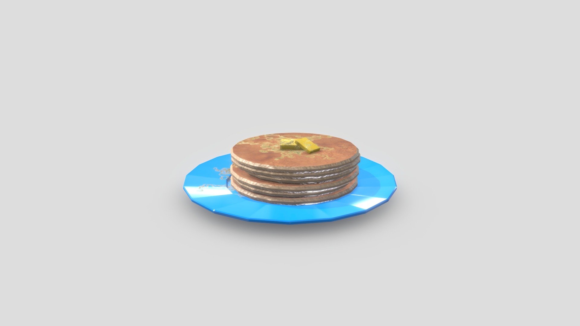 pancakes - Download Free 3D model by soapywaters [922c343] - Sketchfab