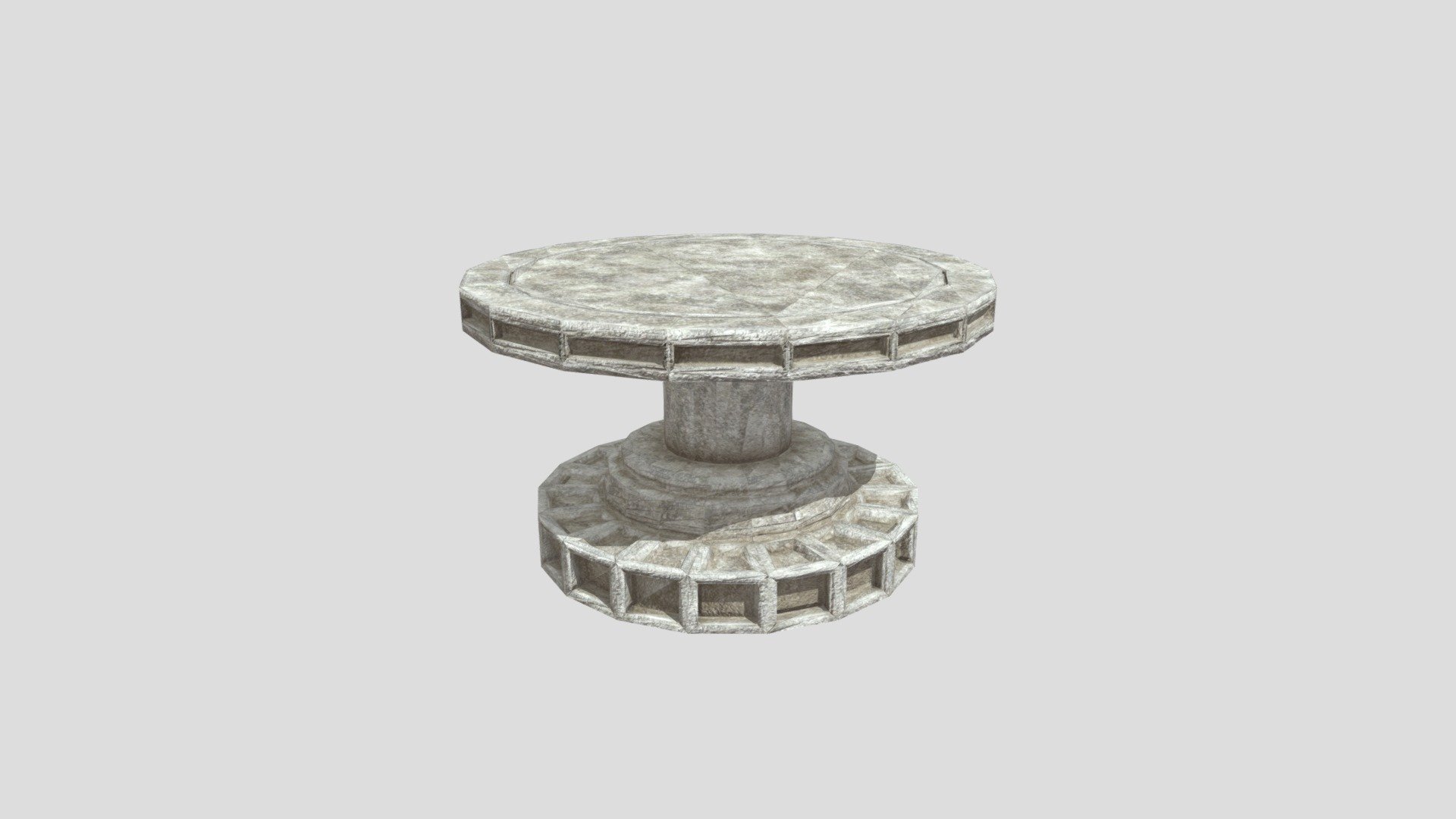 Stone Table Mesh - Buy Royalty Free 3D model by himank13231726 [922c4ee ...