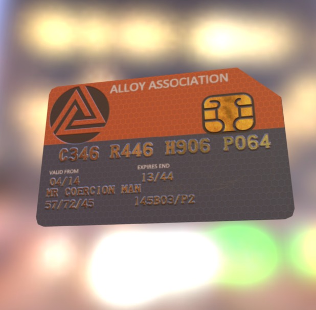 Alloy Card - 3D model by Berc [922cd7a] - Sketchfab