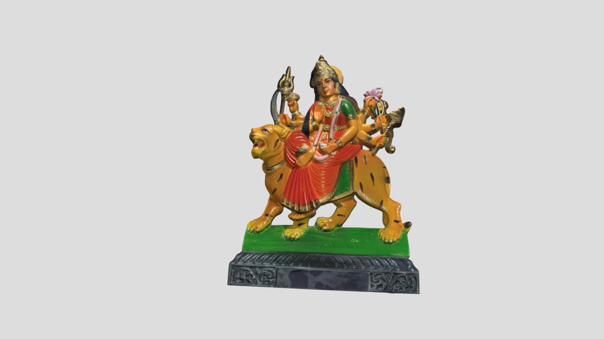 Durga plaque - 3D model by Aberdeen City Libraries ...