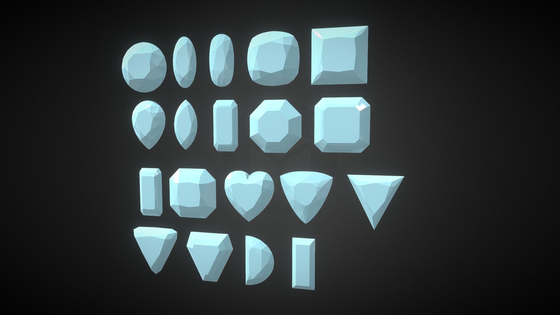 All Daimonds - Buy Royalty Free 3D model by OrnaLabs [923028e ...