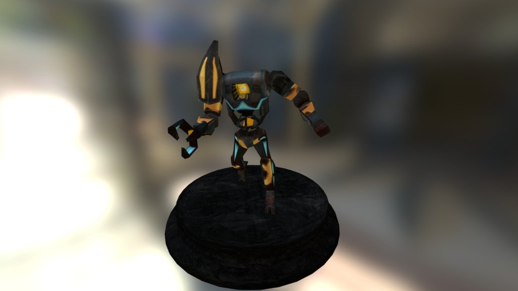Cyborg Alien Reupload - 3D model by baristanate [92305bd] - Sketchfab