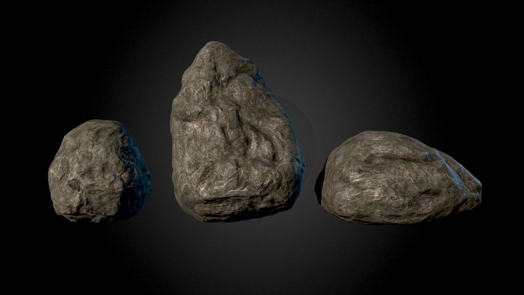 rock set - Download Free 3D model by nofaced3d [9231920] - Sketchfab