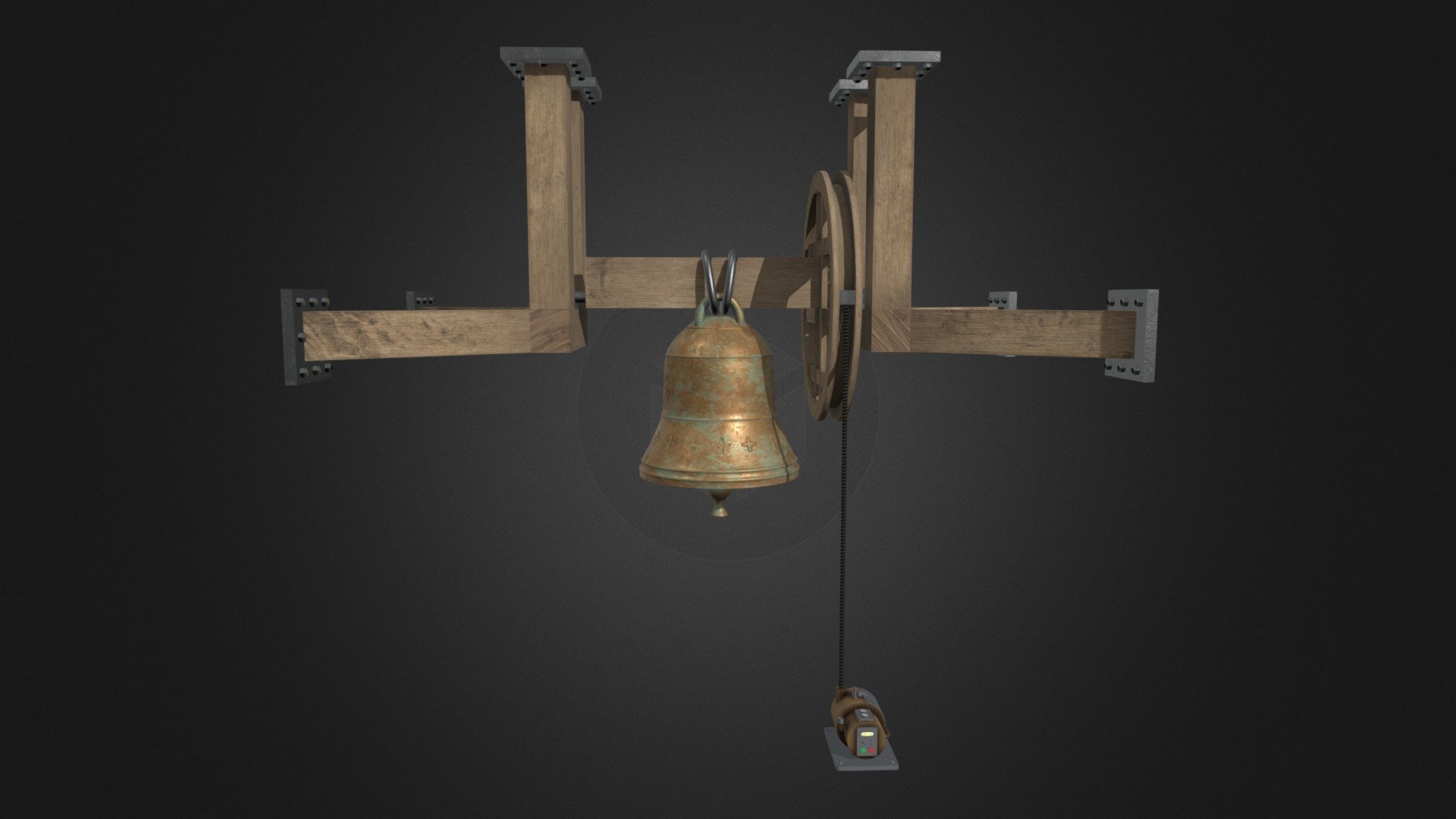 Hanging Church Bell - 3D model by Elliot Gong (@Taterblock17) [9232458 ...