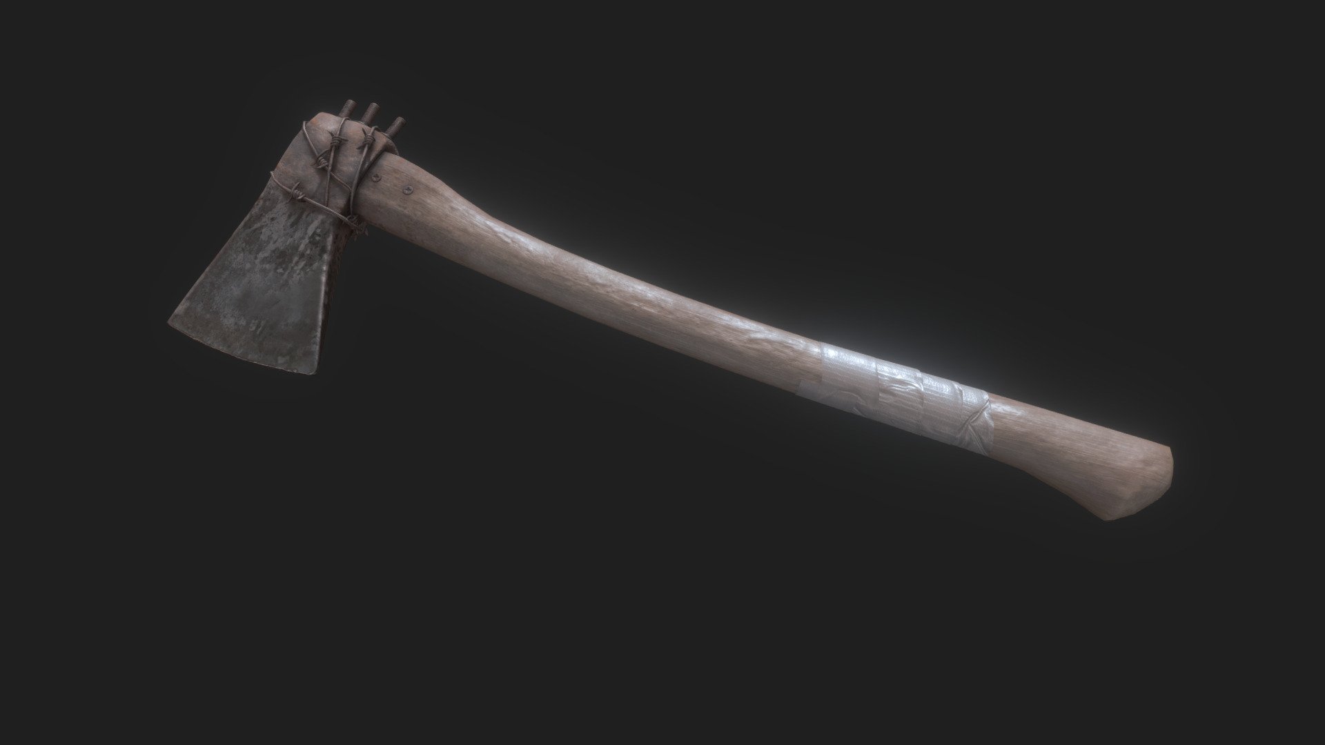 Apocalyptic Axe - 3D model by samnudel [92345c7] - Sketchfab