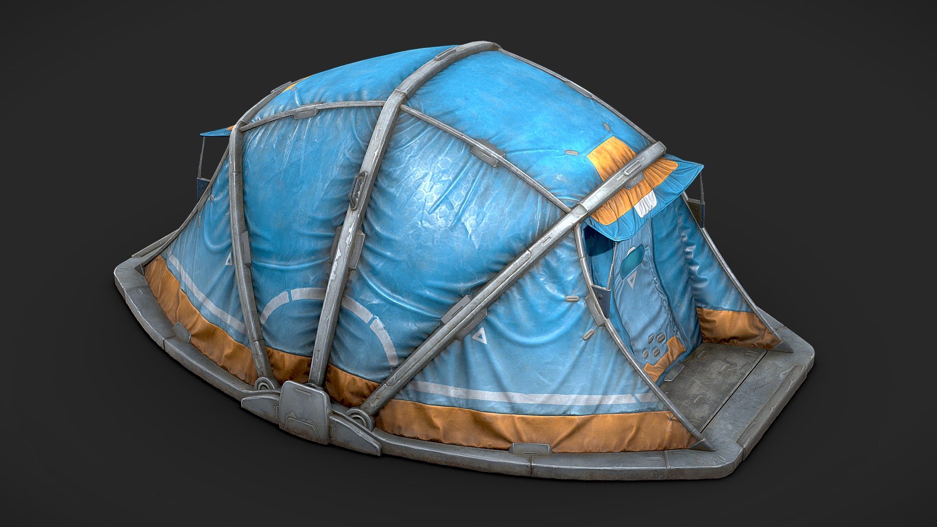 Sci-Fi Tent - 3D model by antonbelyaev [92354e0] - Sketchfab