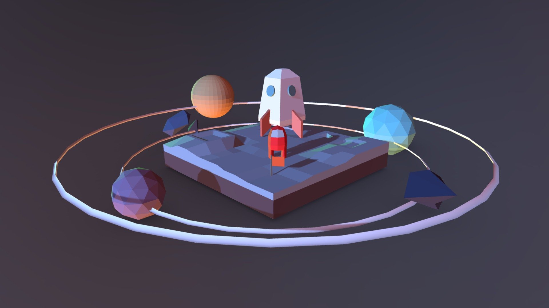 Spaceverse - 3D model by Nz (@nhamkung03) [9235b7d] - Sketchfab