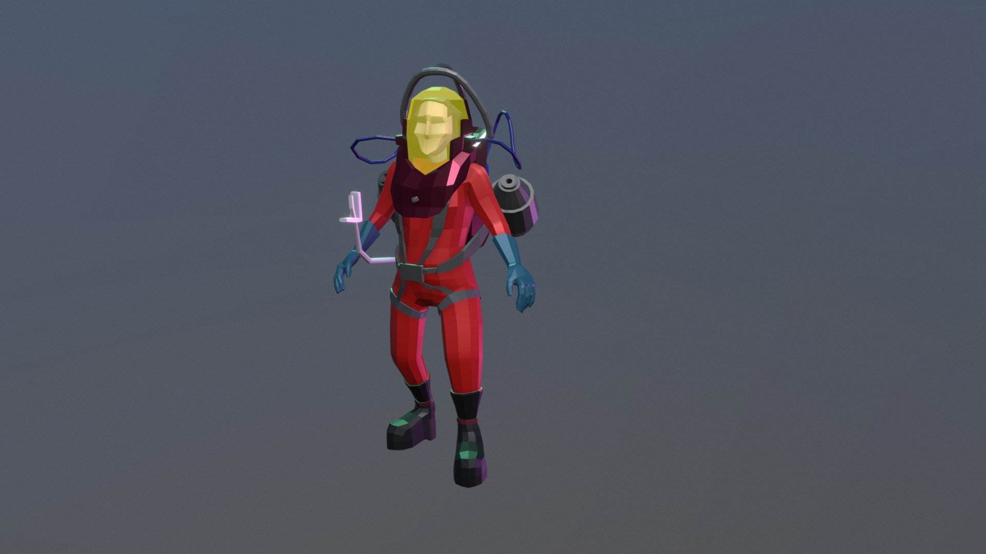 Scaphandrier - 3D model by pearlpegaz (@bblakepearl) [92375eb] - Sketchfab
