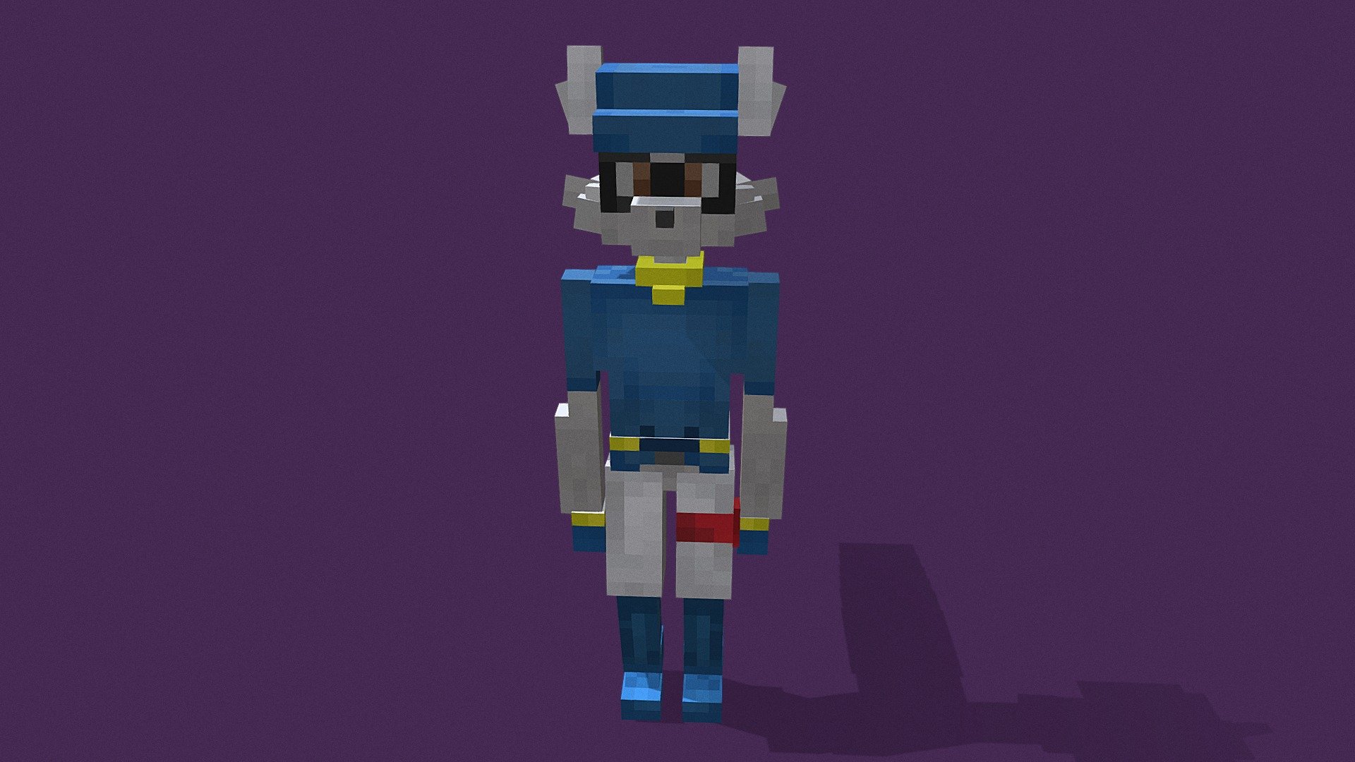 Minecraft Styled Sly Cooper - Download Free 3D model by Candy (@Toxic-Bonbons) [92380f3] - Sketchfab