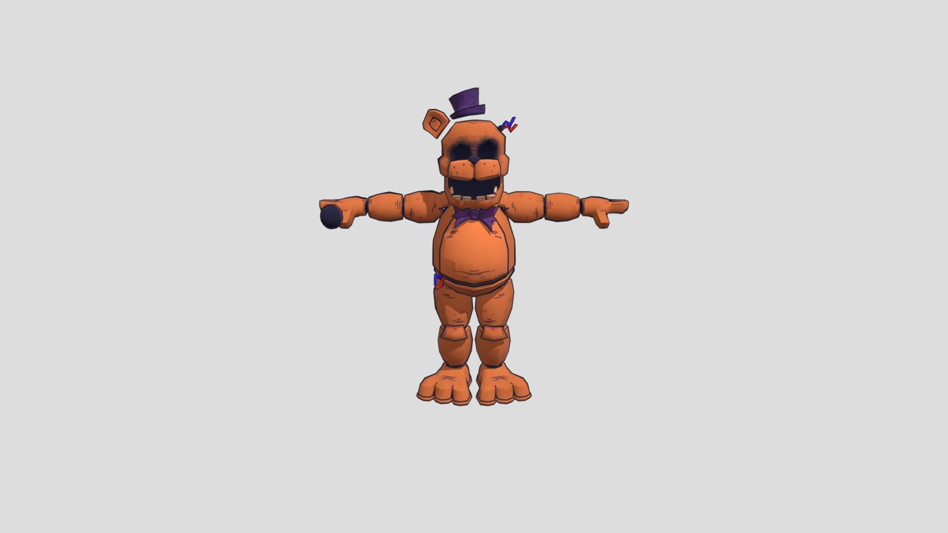 Retro Golden Freddy - Download Free 3D model by freddychild1987 ...