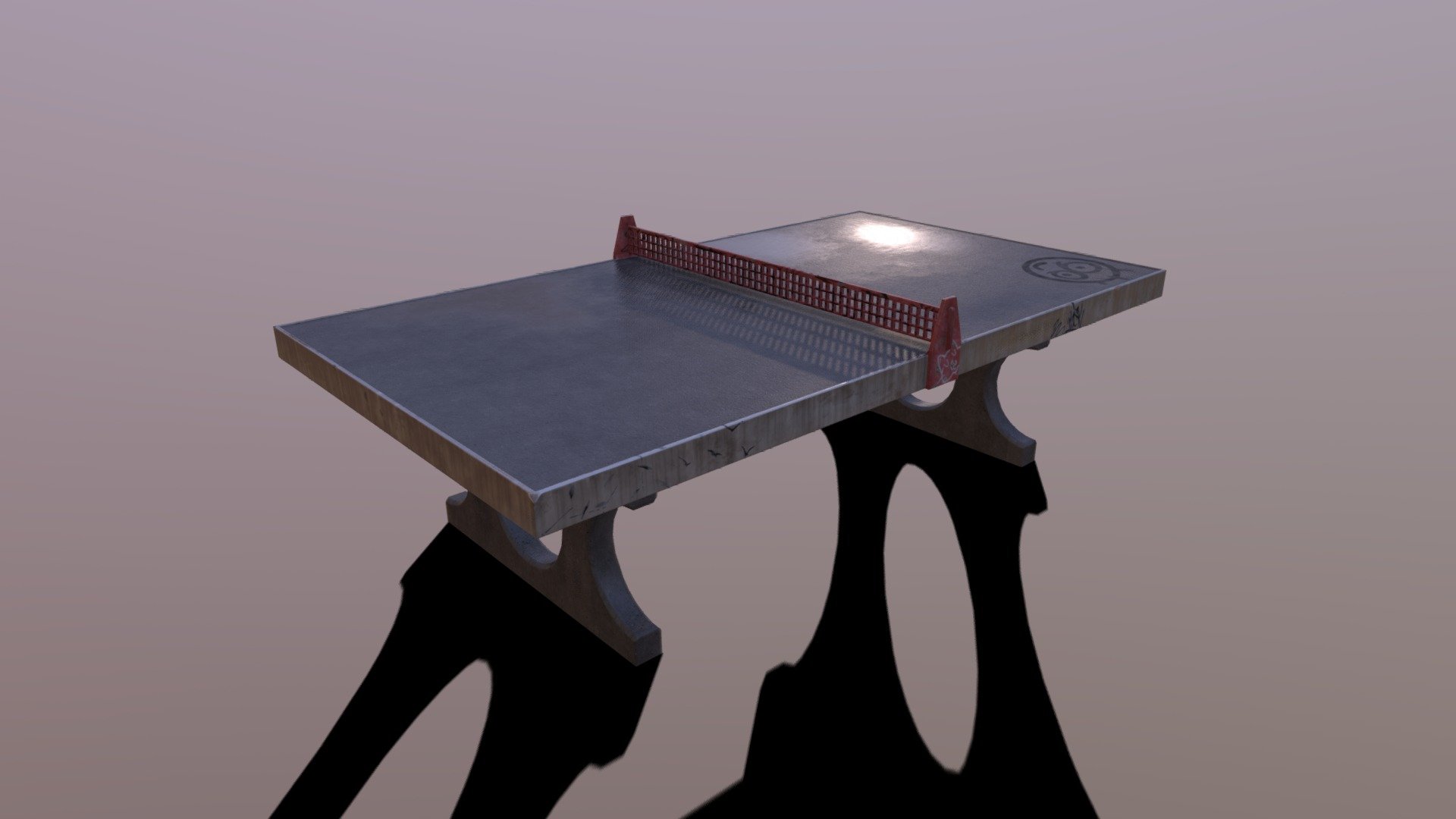 Tennis table - 3D model by Anton R (@anton.rost16) [923b4f3] - Sketchfab