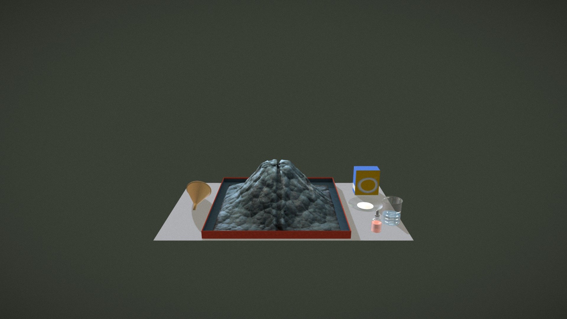 volcano-4 - 3D model by designmate_New-1 [923b956] - Sketchfab