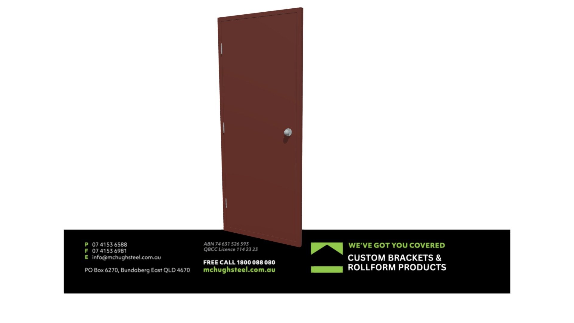 PADSMD PA Door 820 Double Skin Manor Red - 3D model by mchughsteel ...