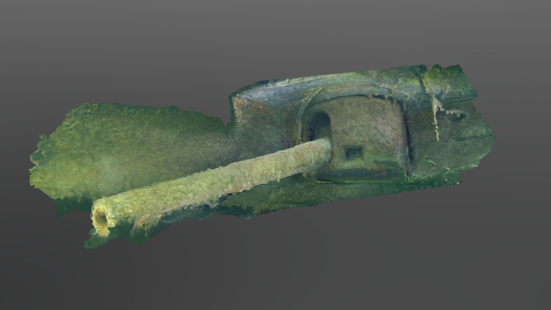 SMS Markgraf Casemate Gun - 3D model by BjFaeTorphins [923c322] - Sketchfab