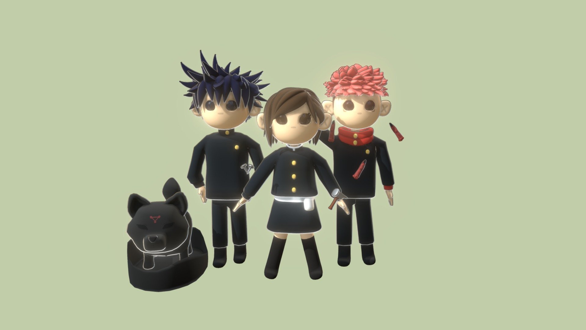 Jujutsu Kaisen - 3D model by GG234 (@dewizana72) [923c3ff] - Sketchfab