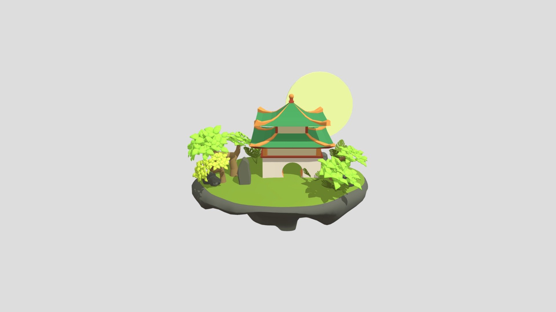 Ile_flotante_Yiru - 3D model by cyiru0420 [923cfc0] - Sketchfab