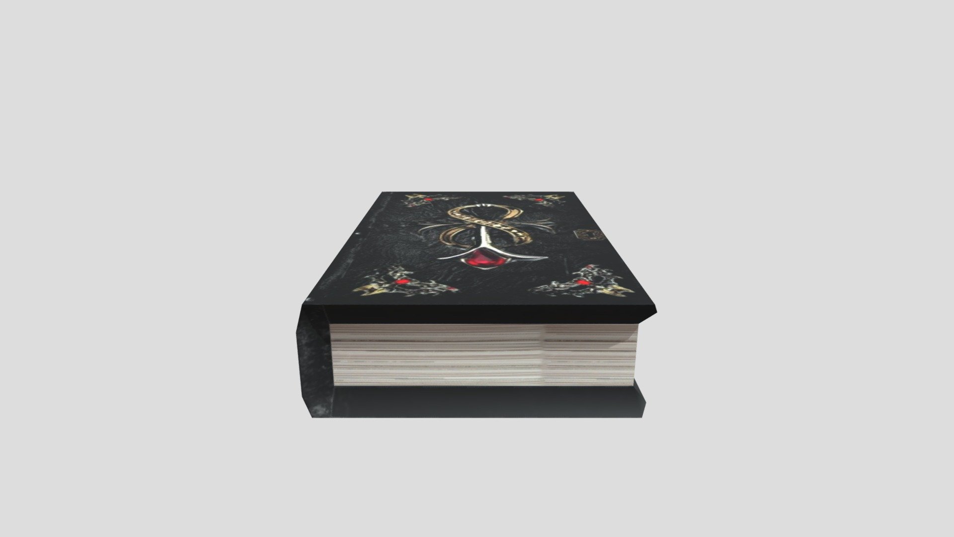 Book - 3D model by zackjones [923e108] - Sketchfab