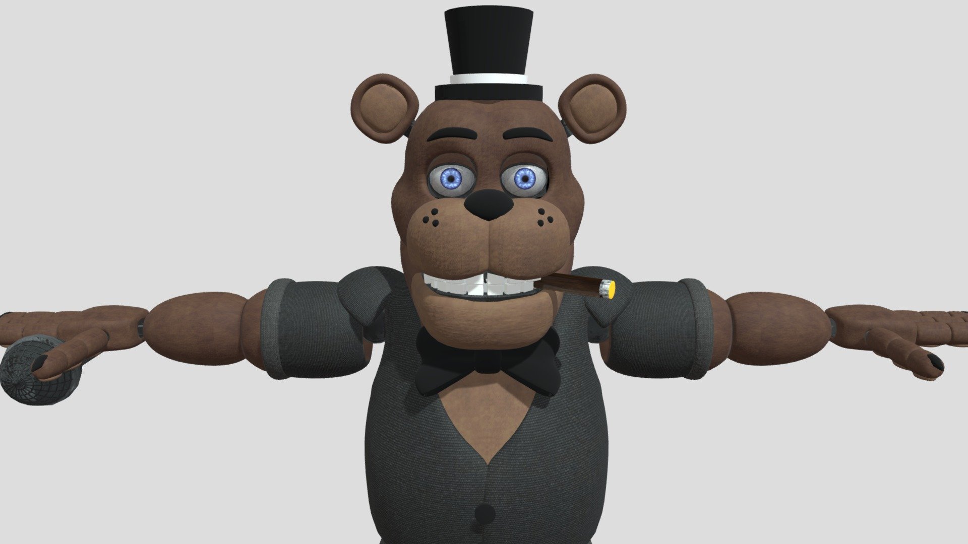 Stylized Unwithered Freddy V3 by xXMrTrapXx - Download Free 3D model by ...
