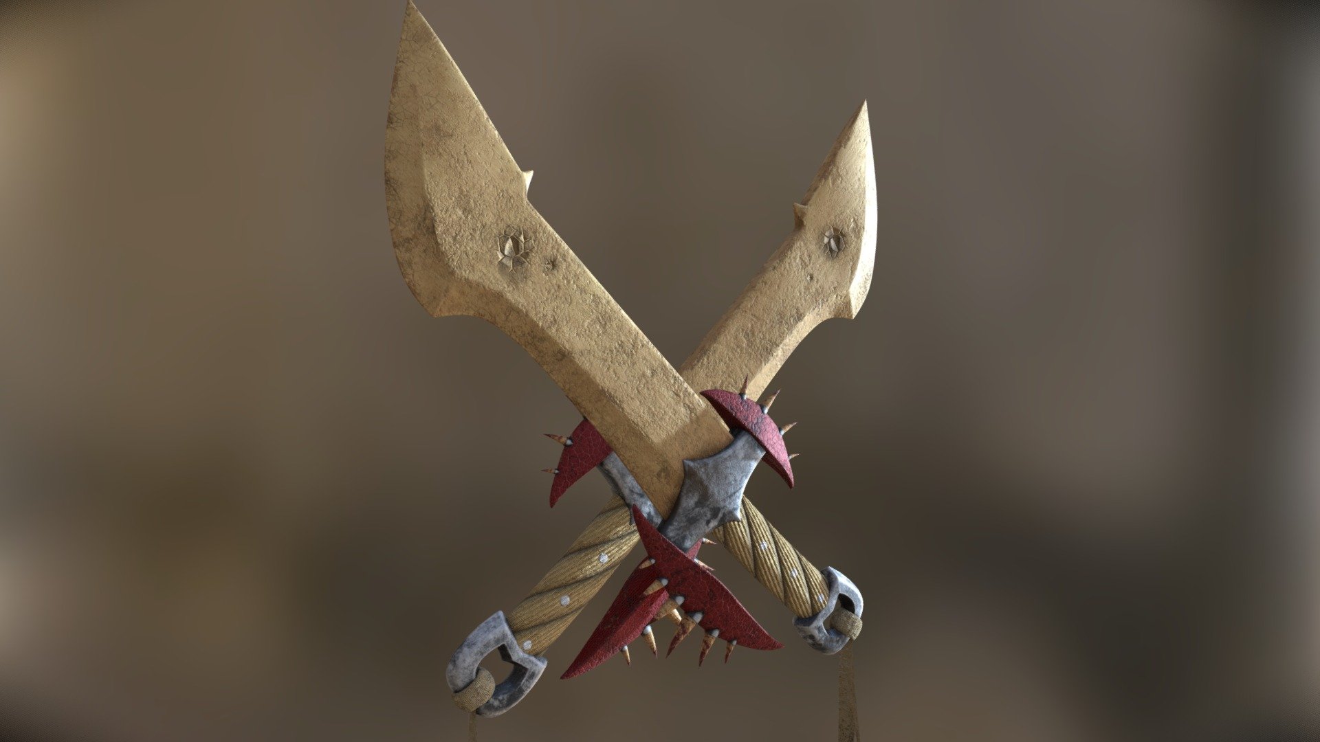 Bone Daggers - Download Free 3D model by Jack Ansell (@Jackal04 ...