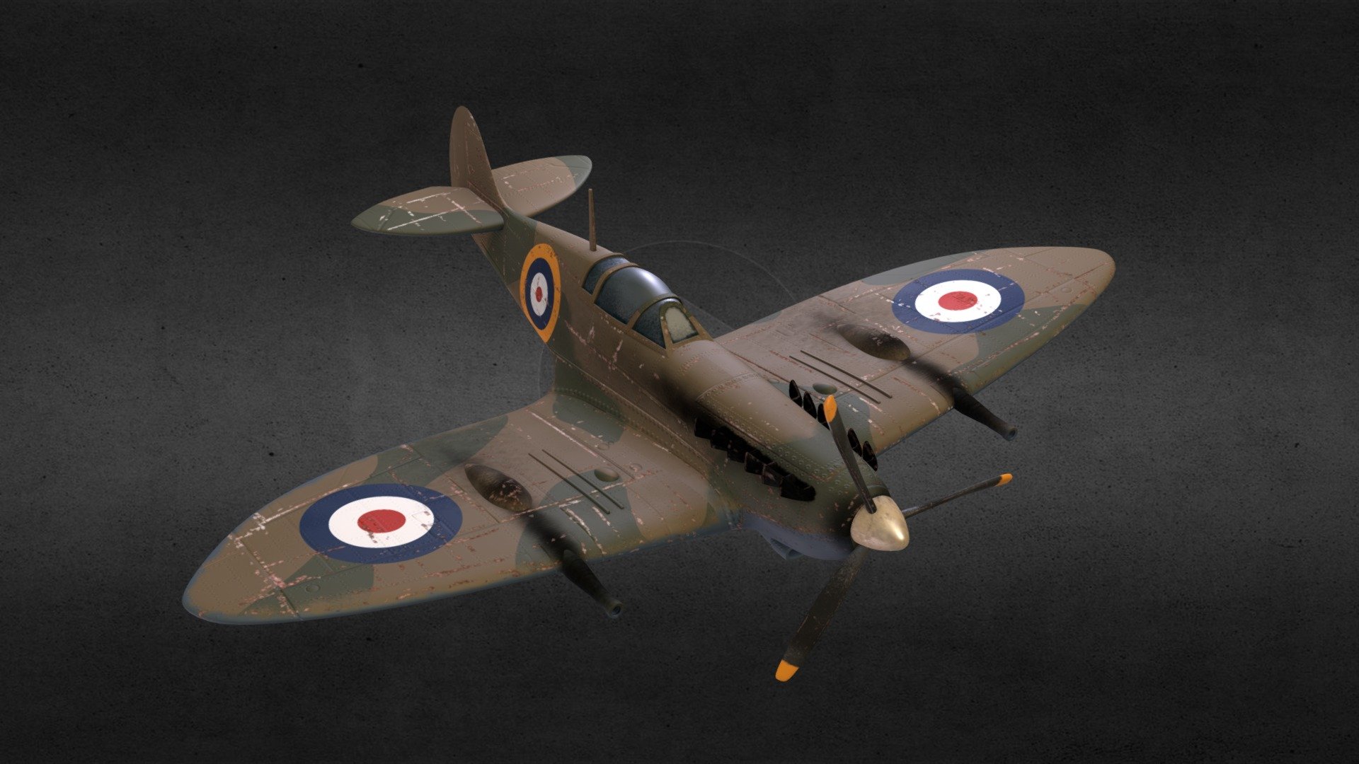 Supermarine Spitfire - 3D model by Celavra [9245193] - Sketchfab