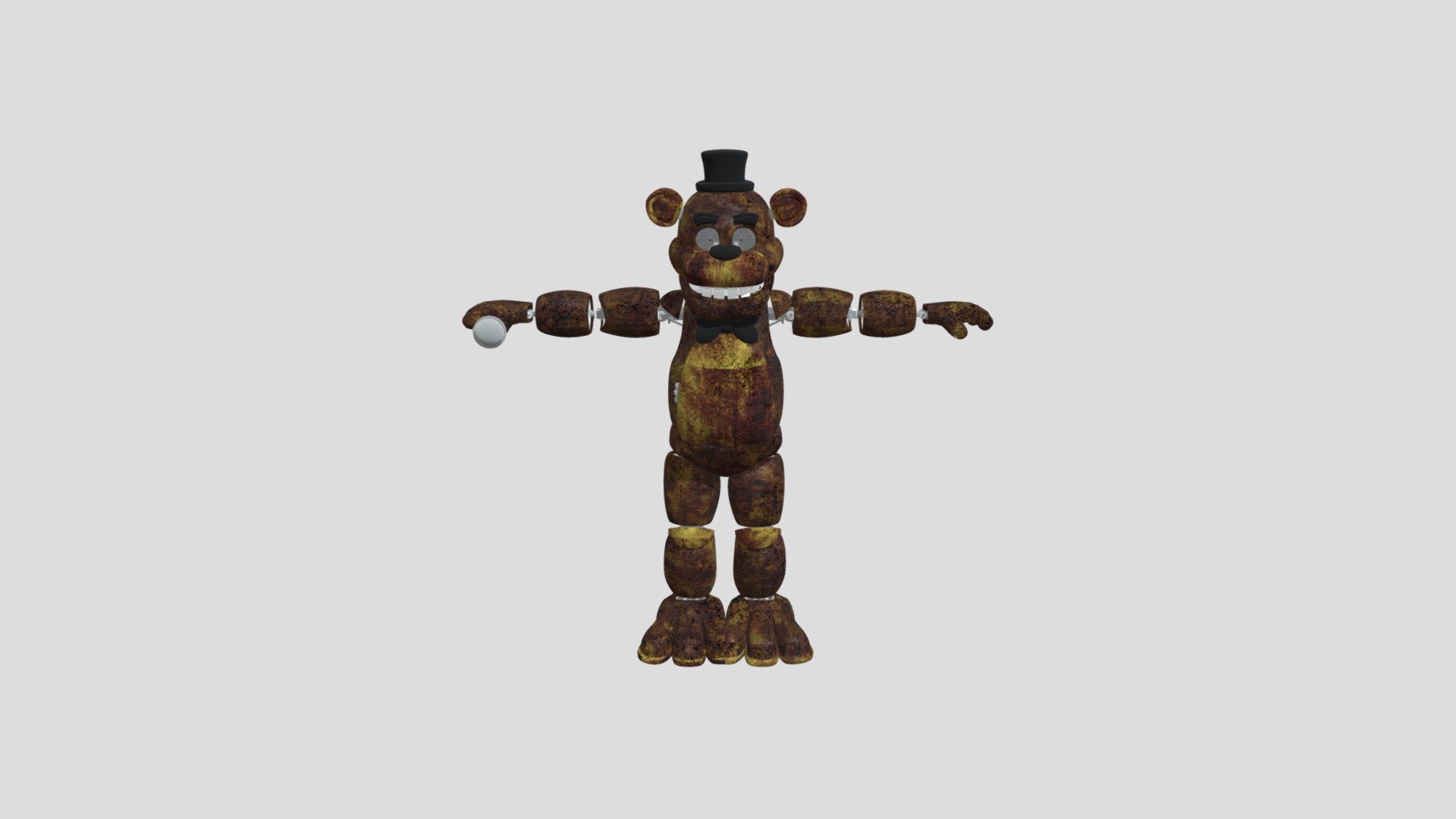 Golden Freddy Remastered - Download Free 3D model by Lordtrap (@L-T ...