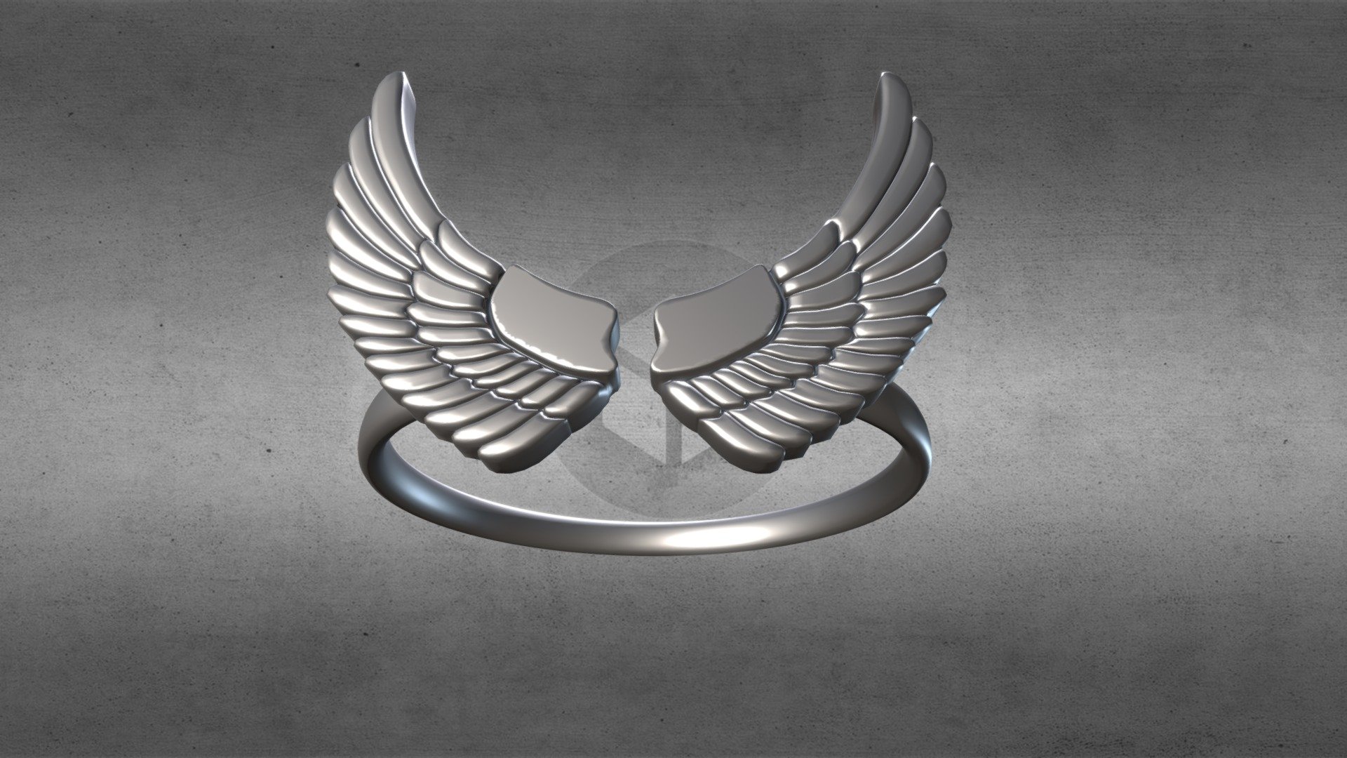 Wings Ring - 3D model by Milan Adamov (@MilanAdamov) [924c966] - Sketchfab