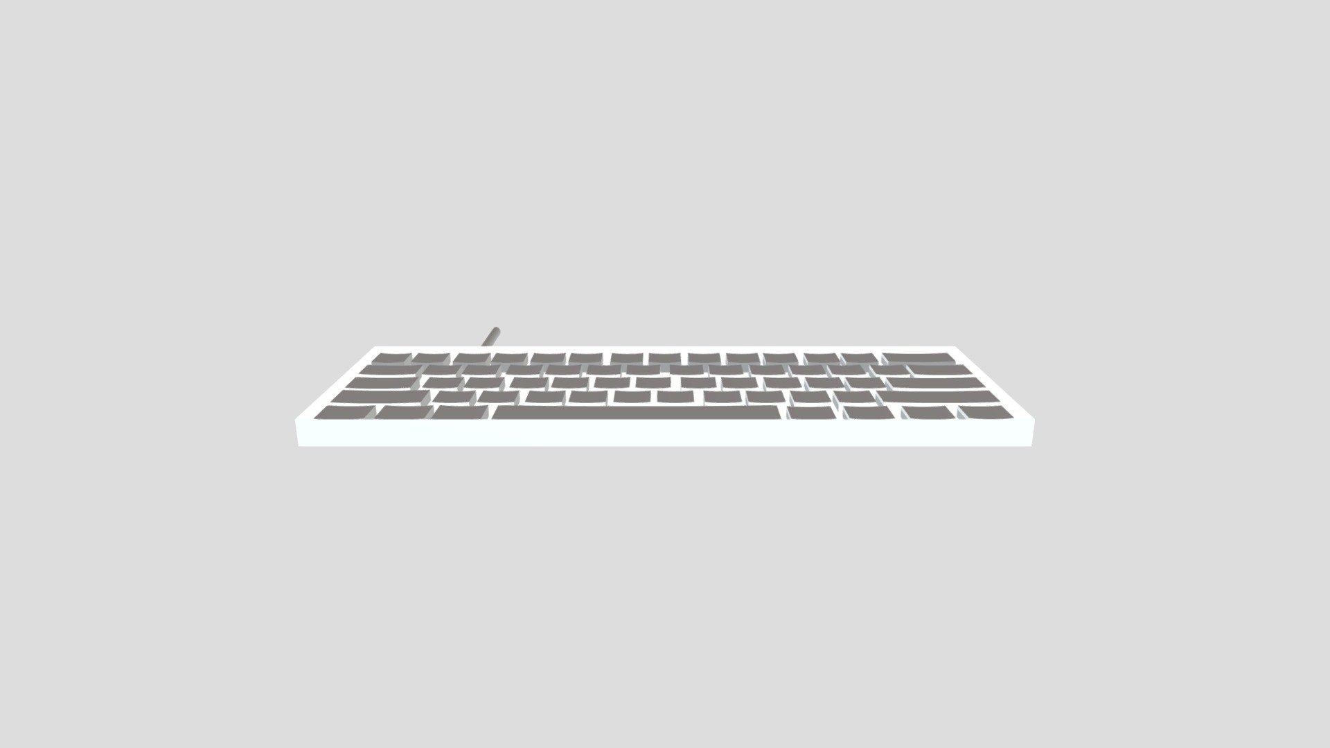 Keyboard - 3D model by beebee16803 [924d8f6] - Sketchfab