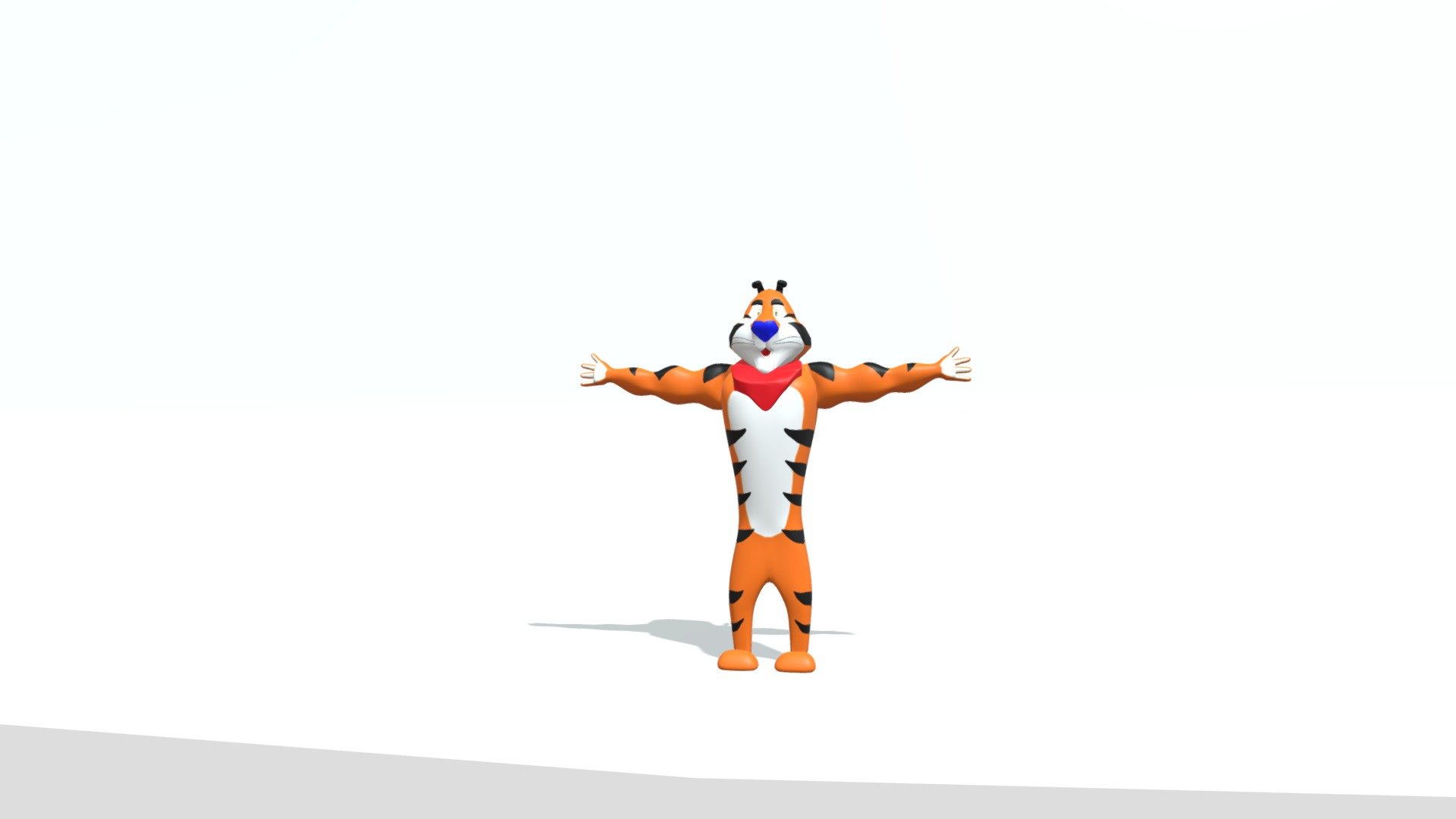 TIGRE TONY ZUCARITAS - 3D model by Dylanelmelo [924ecb4] - Sketchfab