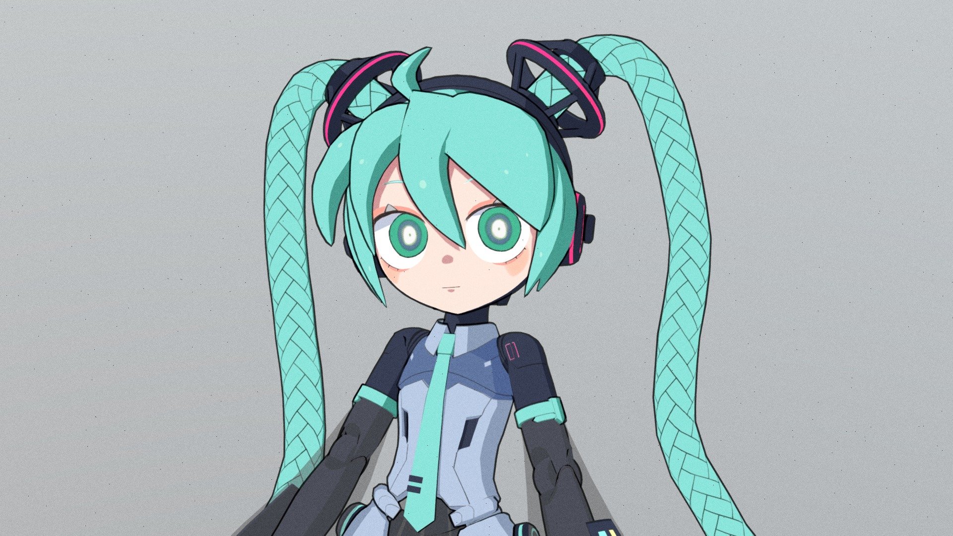 Hatsune Miku Prototype - Download Free 3D model by MechaDeka [9250938] - Sketchfab