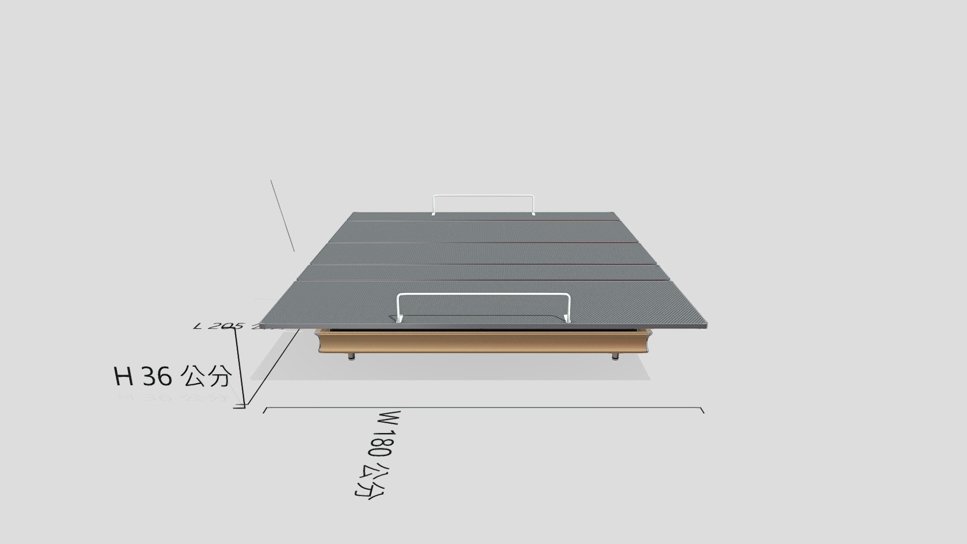Go Home&Sleep - 五段電動床 - 玫瑰金 - 3D model by Go Home&Sleep (@yowoa.design ...