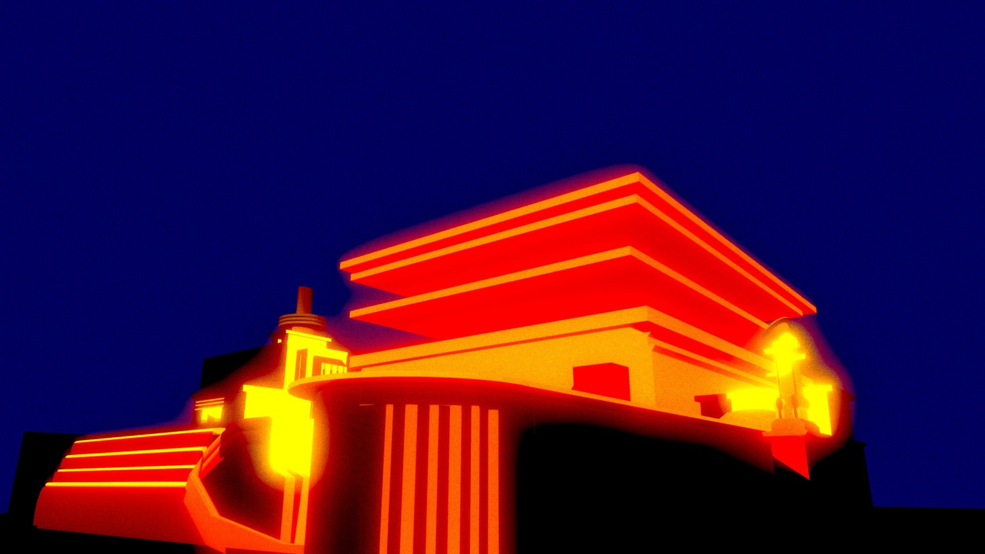 Twentieth Century Fox Golden Structure Animated - Download Free 3D ...