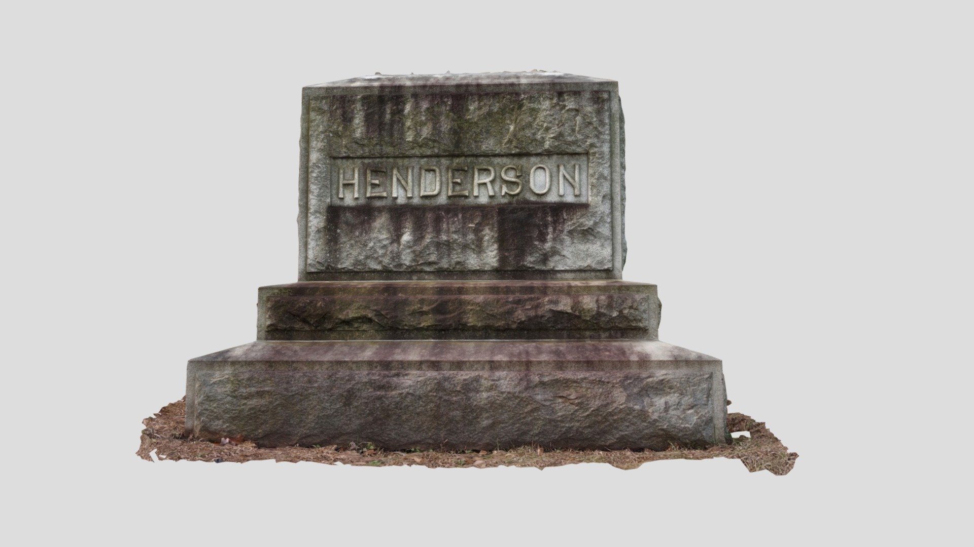 Walier Colquitt and Louise Everett Headstone - 3D model by ...