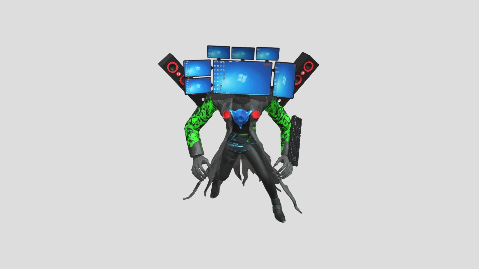 titan_computer_man - Download Free 3D model by Bhavlin ...
