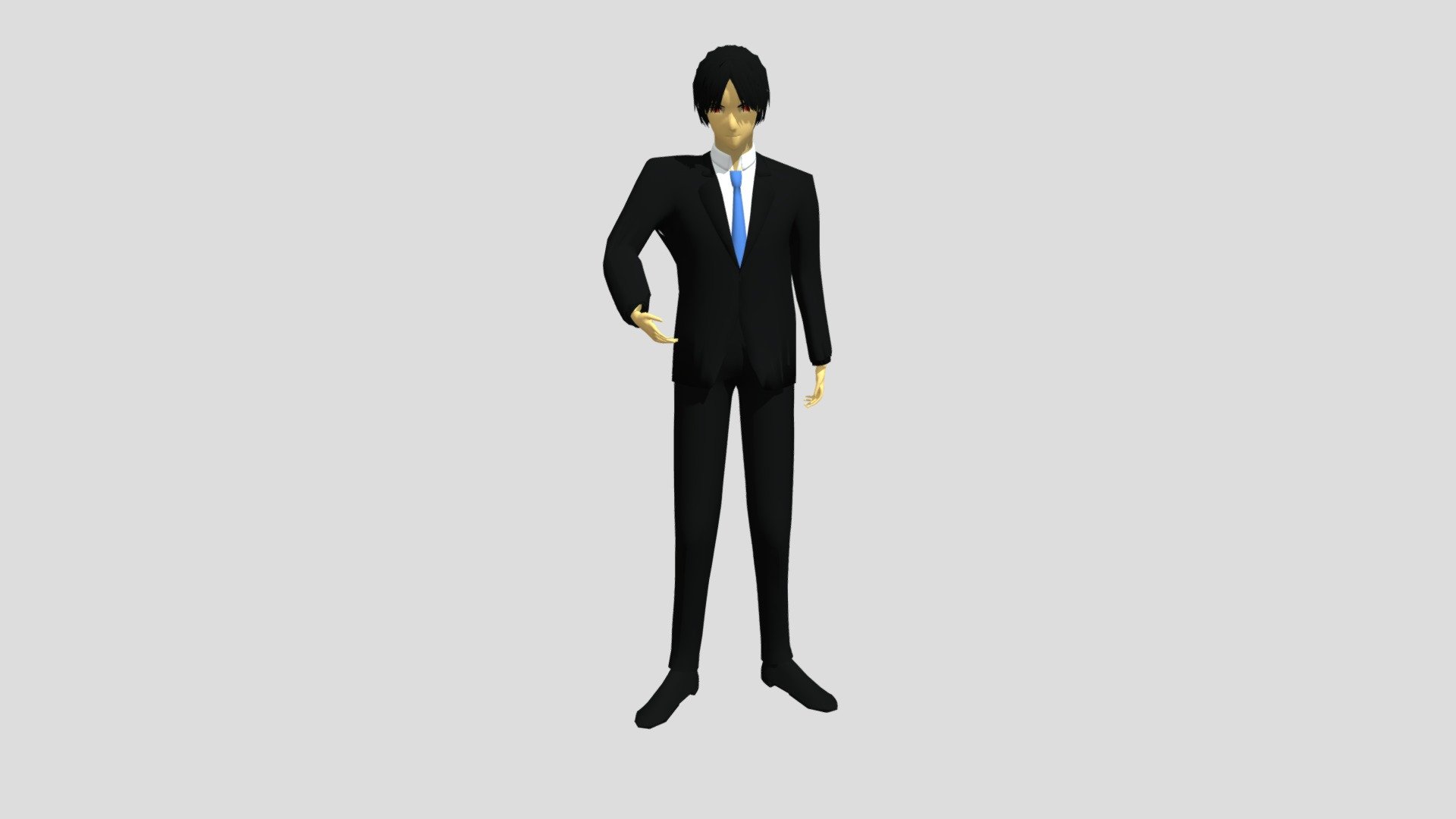 Anime Business Man Talking - Download Free 3D model by kusuma844 ...