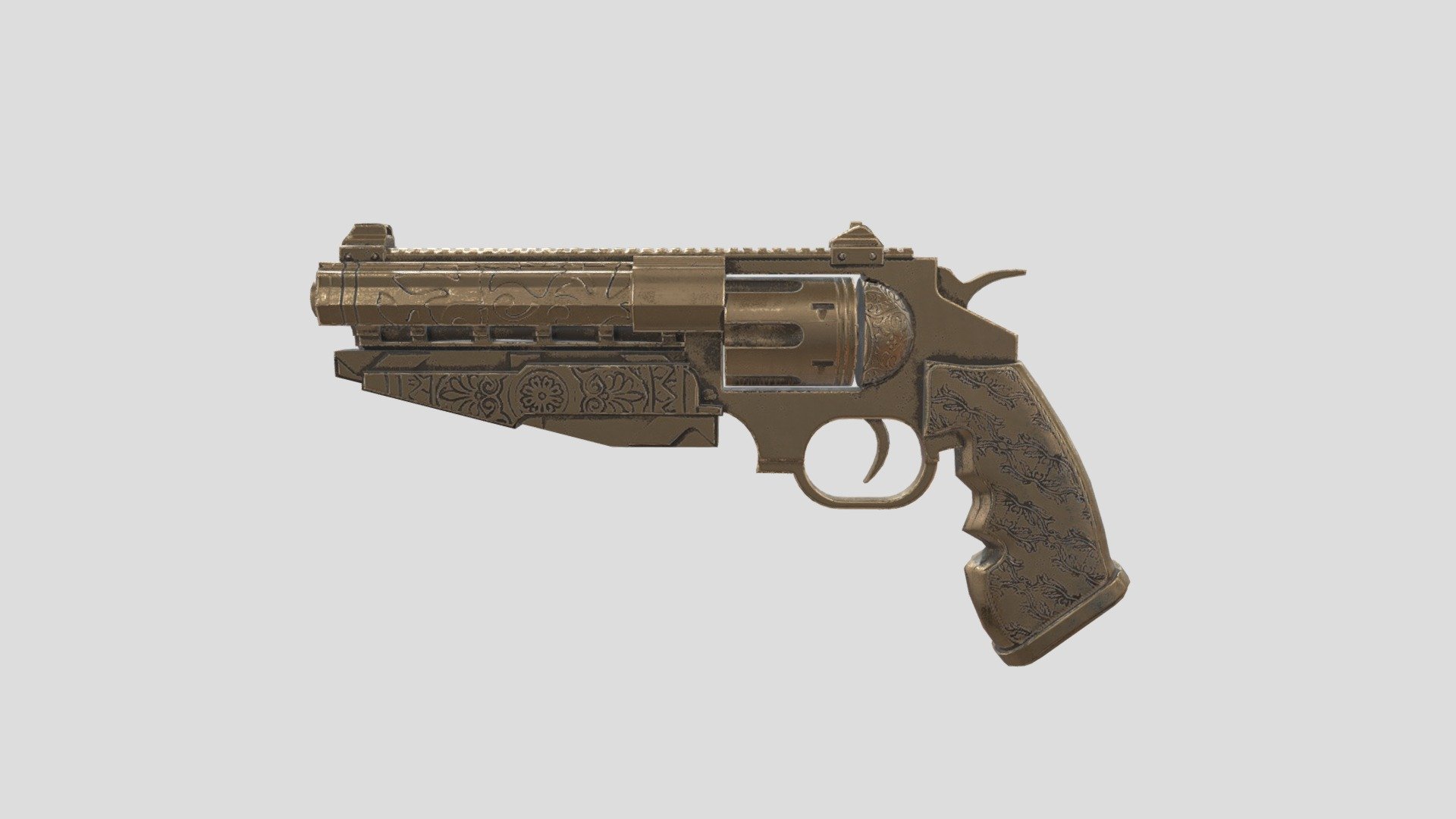 Procedural revolver instance 1 - Download Free 3D model by ghostnoface ...