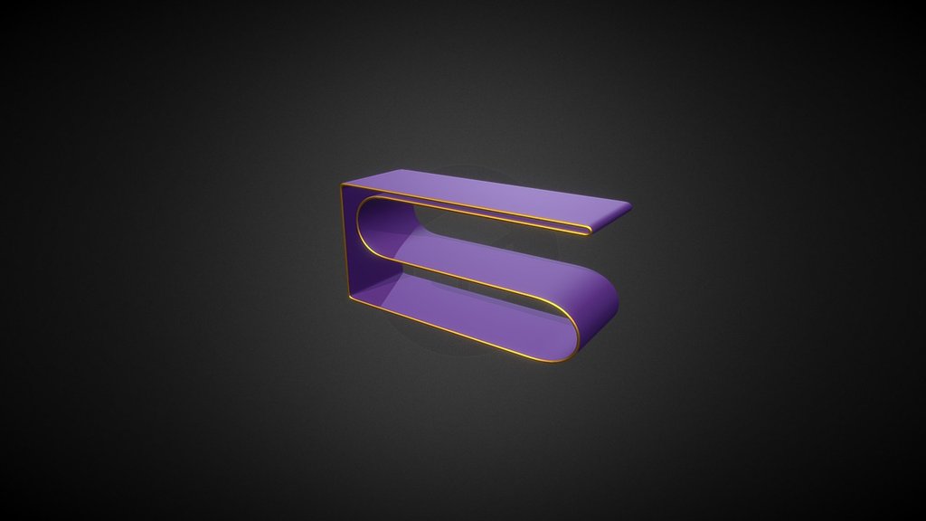 S-shaped shelf - 3D model by Deanora [925691a] - Sketchfab