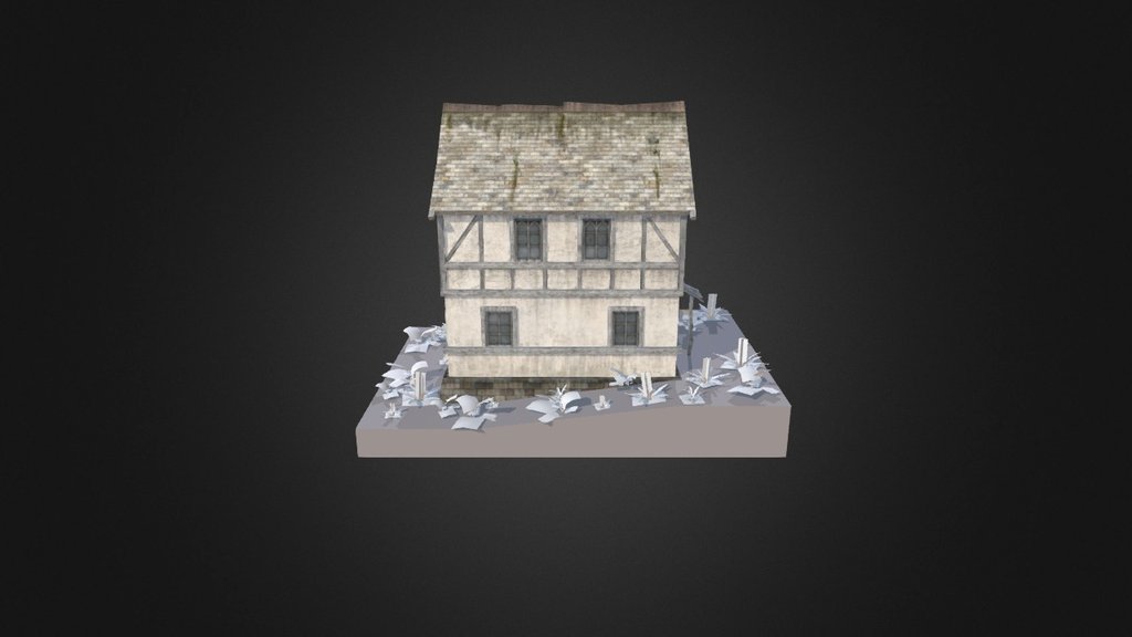 Timber Frame House - 3D model by 3dsh [9256fdb] - Sketchfab