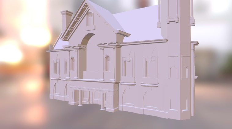 Albion Street Hull, Central Library - 3D model by eutykhia_ [92587e5 ...