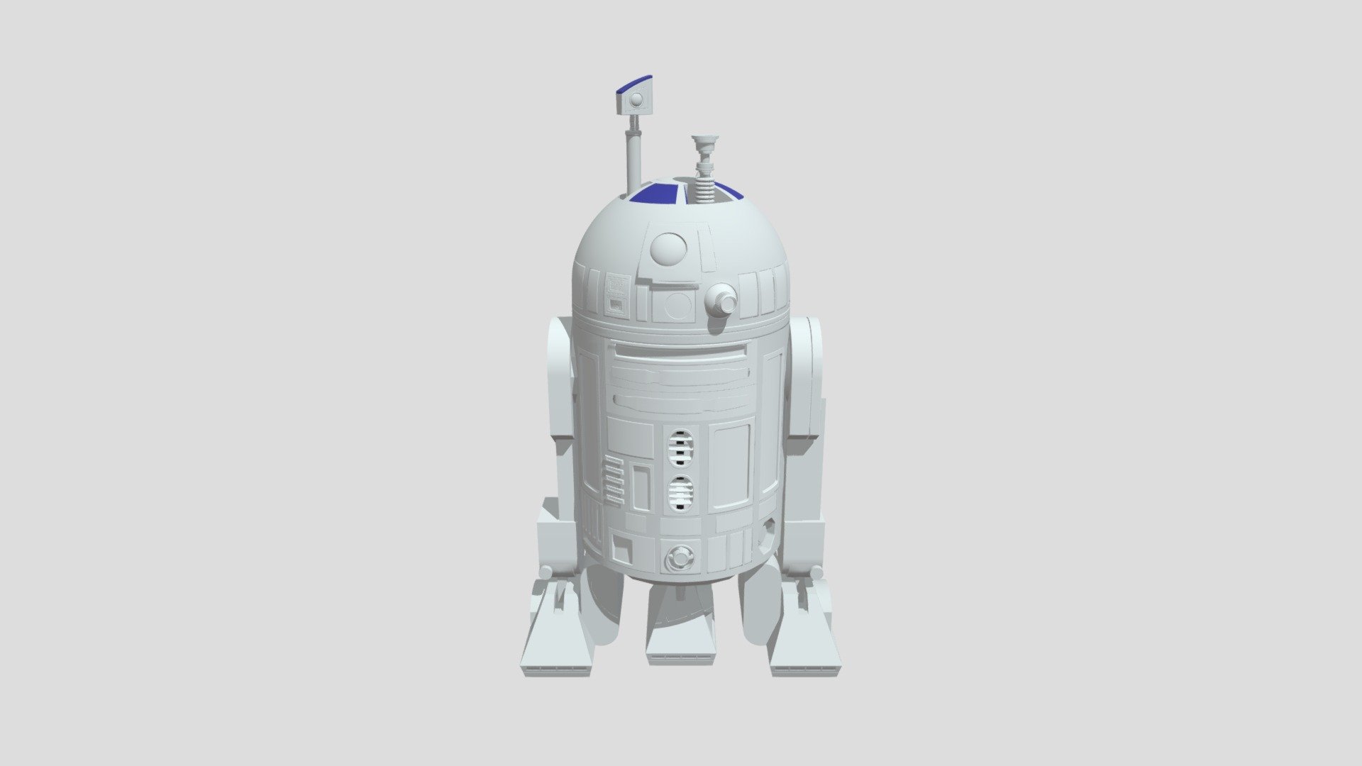 R2D2 - 3D model by HitmanGames [9258acd] - Sketchfab