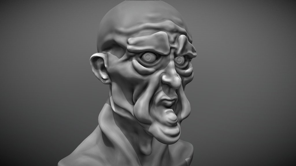 Character Bust 2 - 3D model by Markus Storeide (@markusstoreide ...
