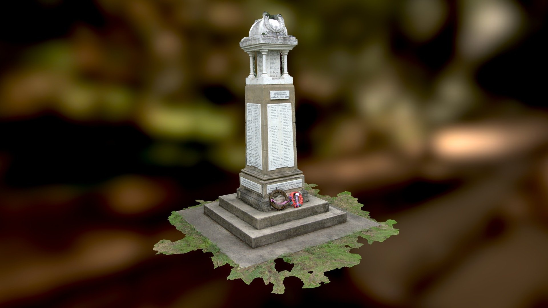 Wallsend Park Cenotaph - 3D model by Earth Sciences, University of ...